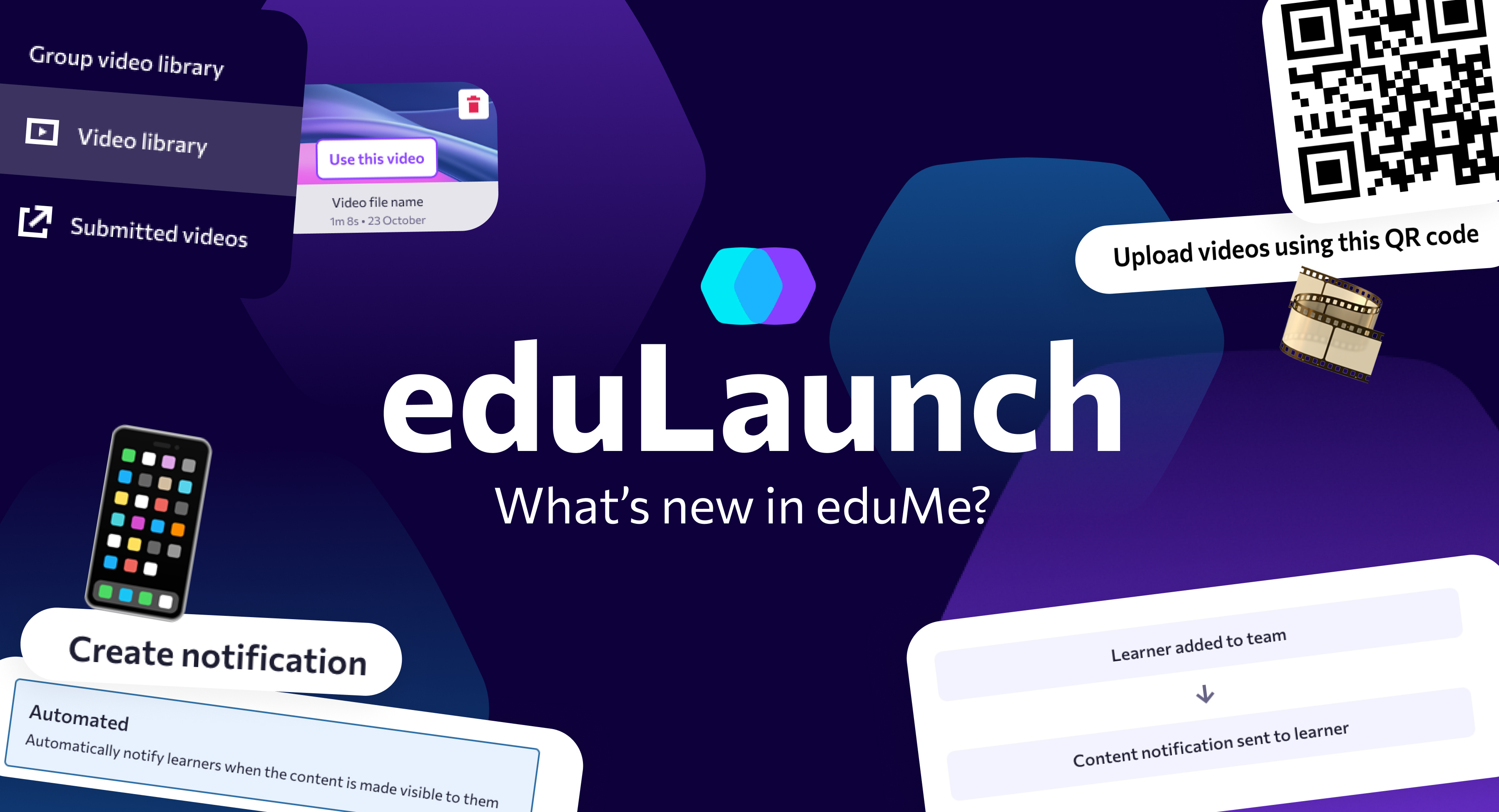 What's New? Automated Delivery, QR Code Uploader, and Video Library | eduMe